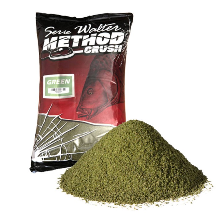 Методная прикормка Maros Walter Method Crush Green Groundbait 1kg ...